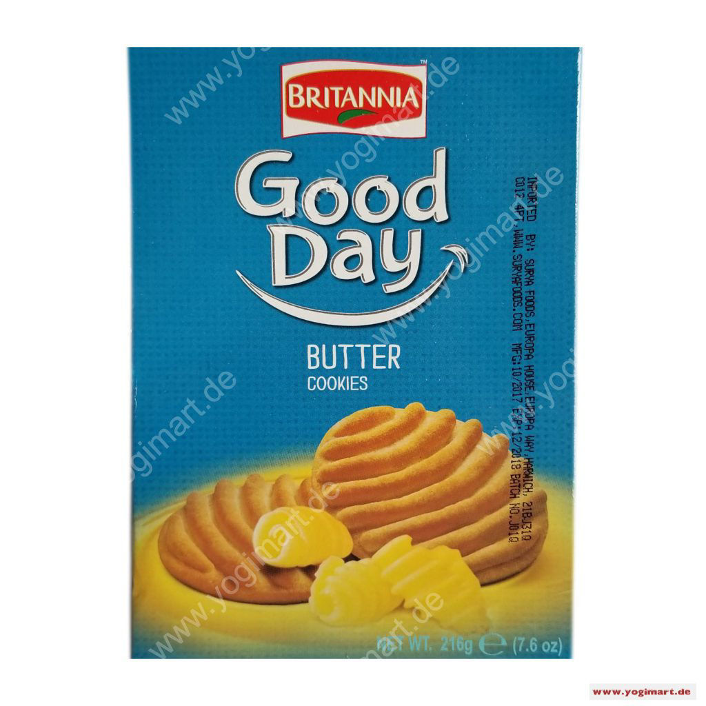 Britannia Good Day Butter 216g - Yogi Mart - Online Indian Grocery Store