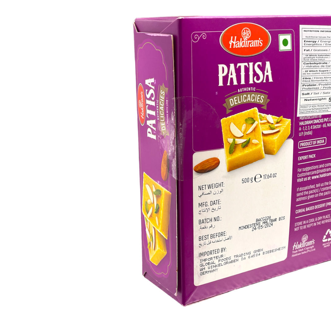 Haldiram's Patisa 500g best use before (24.05.2024) - Yogi Mart ...