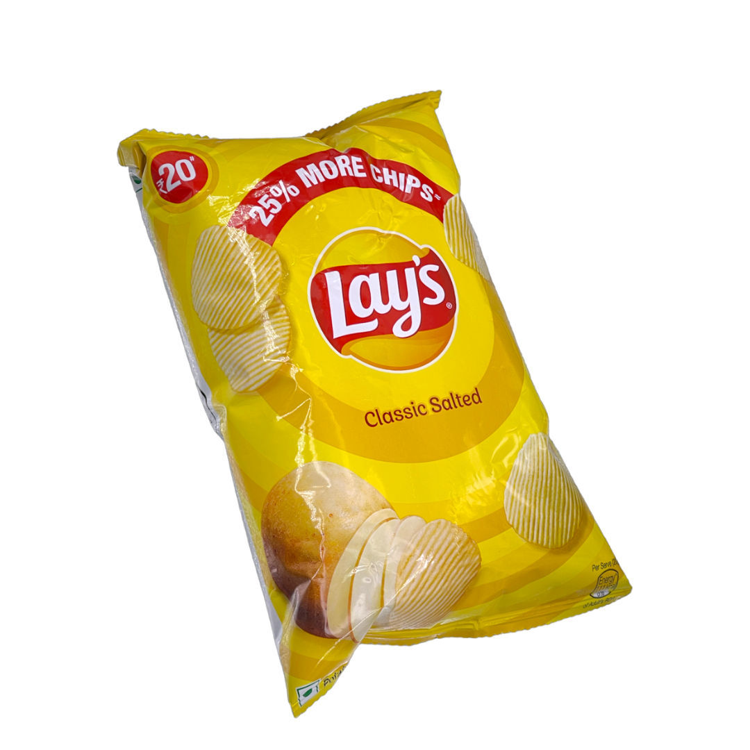 Lay's Classic Salted Potatoes Chips 50g - Yogi Mart - Online Indian ...