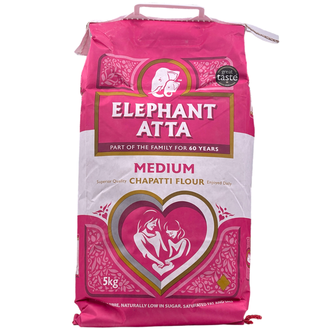 Elephant Atta Medium 5Kg - Exp 24 June 2024* - Yogi Mart - Online ...