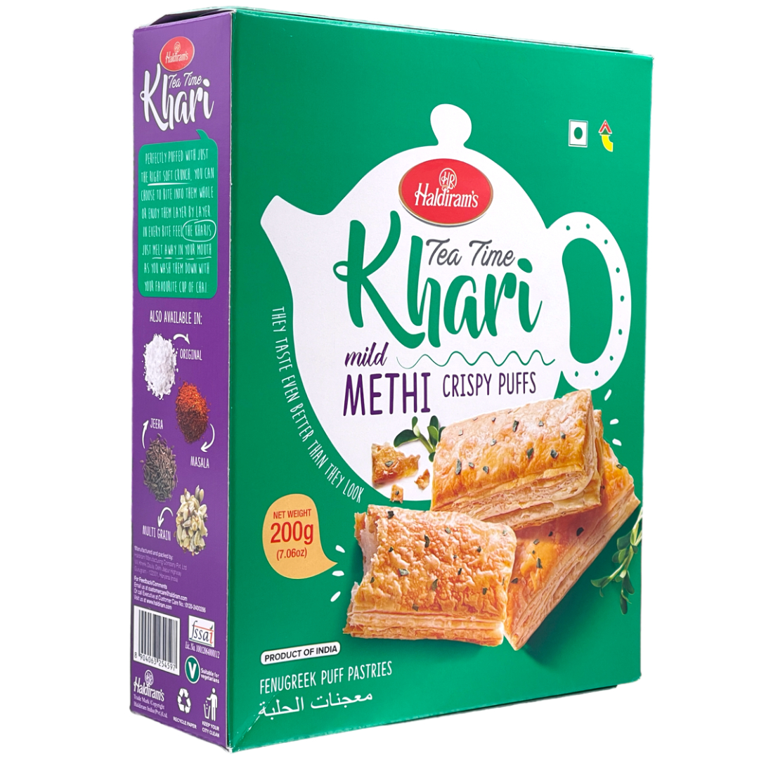 Haldiram Khari Puff Methi 200g - Yogi Mart - Online Indian Grocery Store