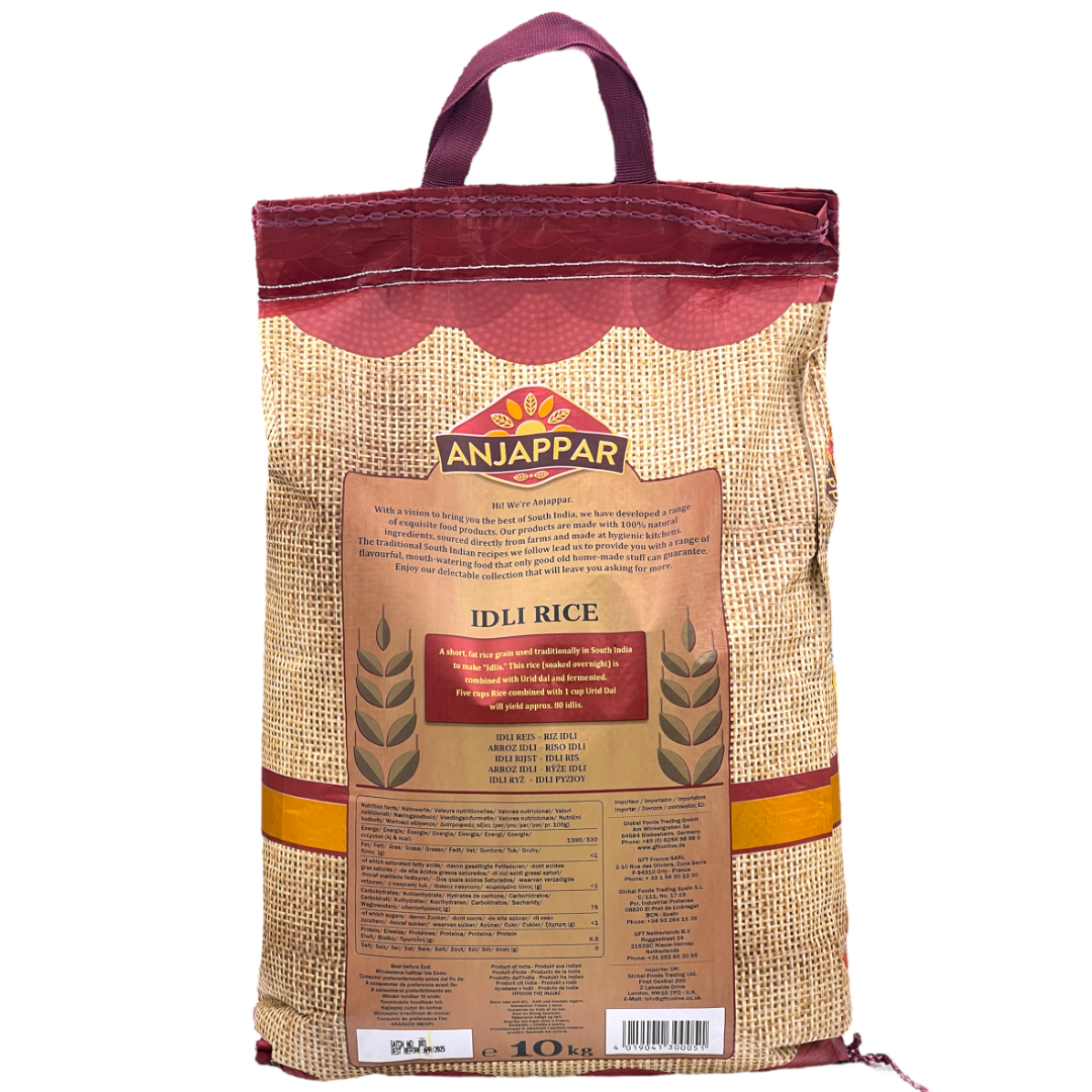 Anjappar Idli Rice 10kg - Yogi Mart - Online Indian Grocery Store