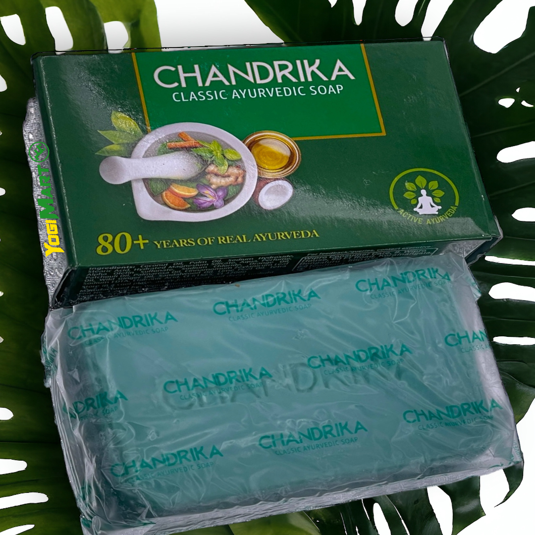Chandrika Classic Ayurvedic Soap 125g - Yogi Mart - Online Indian ...