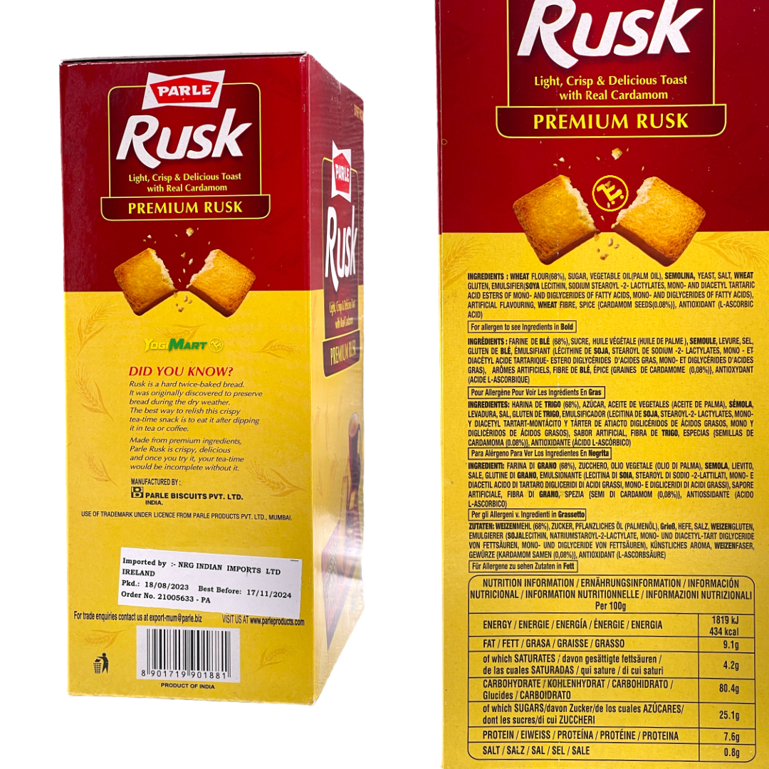Parle Premium Rusk 600g - Yogi Mart - Online Indian Grocery Store