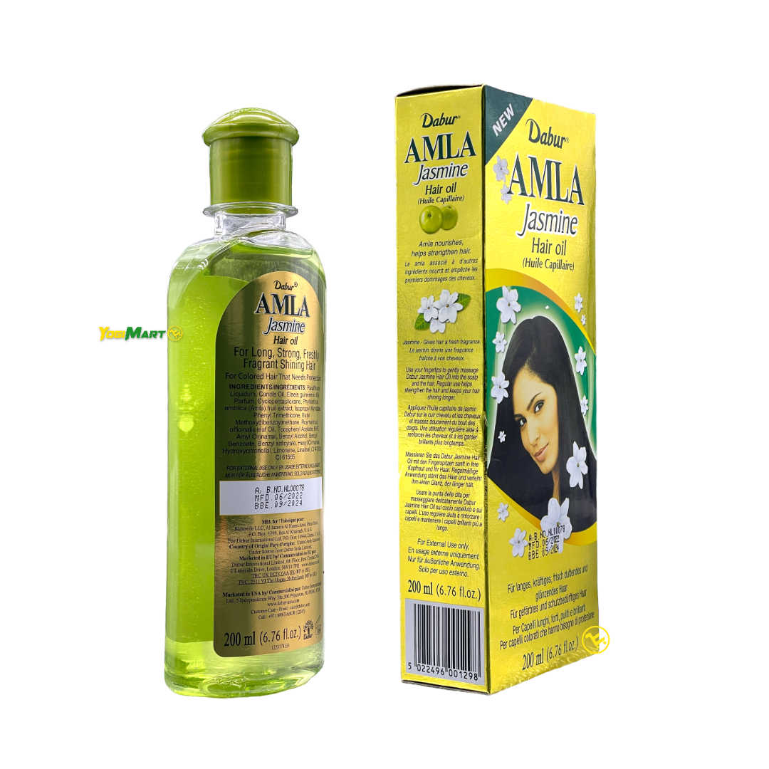 Dabur Amla Jasmine Hair Oil 200ml - Yogi Mart - Online Indian Grocery Store